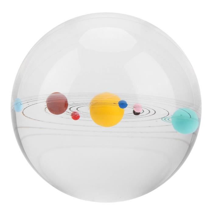EJ.life sphère de cristal 8cm boule de cristal transparent galaxies ...