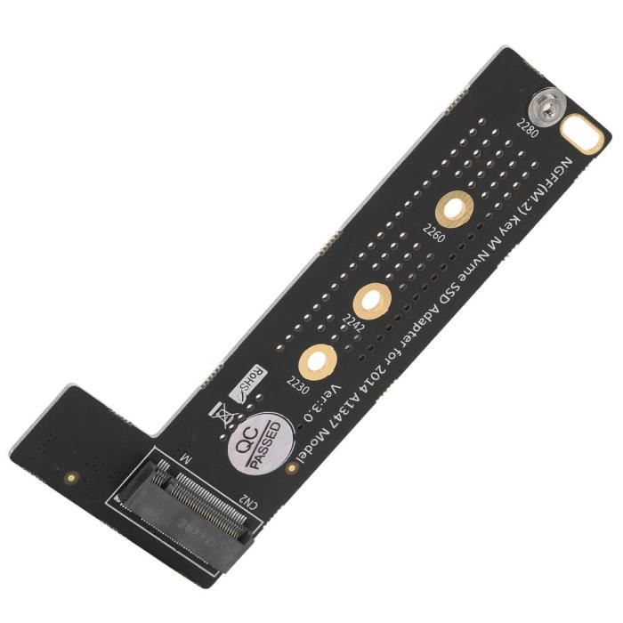 Hililand une carte SSD NVME Convertir la carte adaptateur M.2 NGFF M-Key NVME SSD en A1347 ...