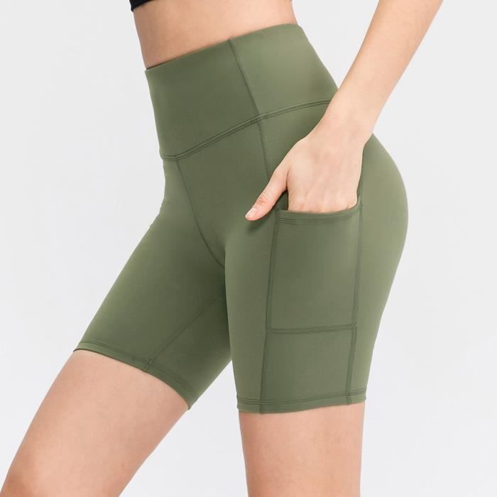 Short de compression Femme - ADIDAS - Avec poches Stretch - Taille ...