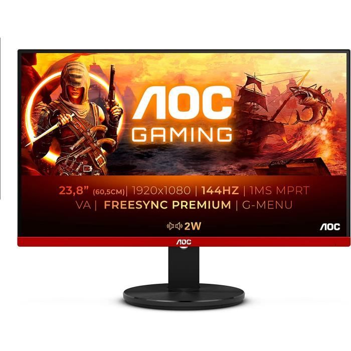 AOC Gaming G2490VXA - Moniteur FHD 24 pouces, 144 Hz, 1 ms MPRT, VA ...