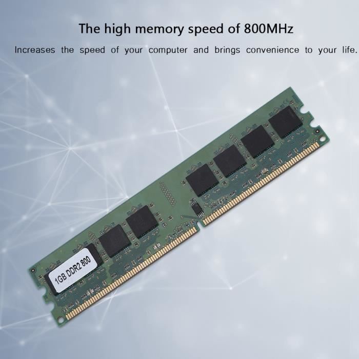 Qiilu 1 Go de DDR2 Module de mémoire portable stable de 240 broches ...