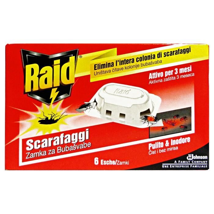 RAID Blattes Esche * 6 pièces - insecticides et insectifuges ...