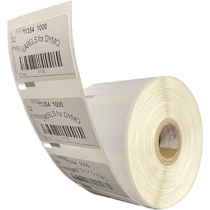 Étiquettes Dymo Pour Labelwriter 11354-1 Rouleau D'Étiquettes X1000 ...