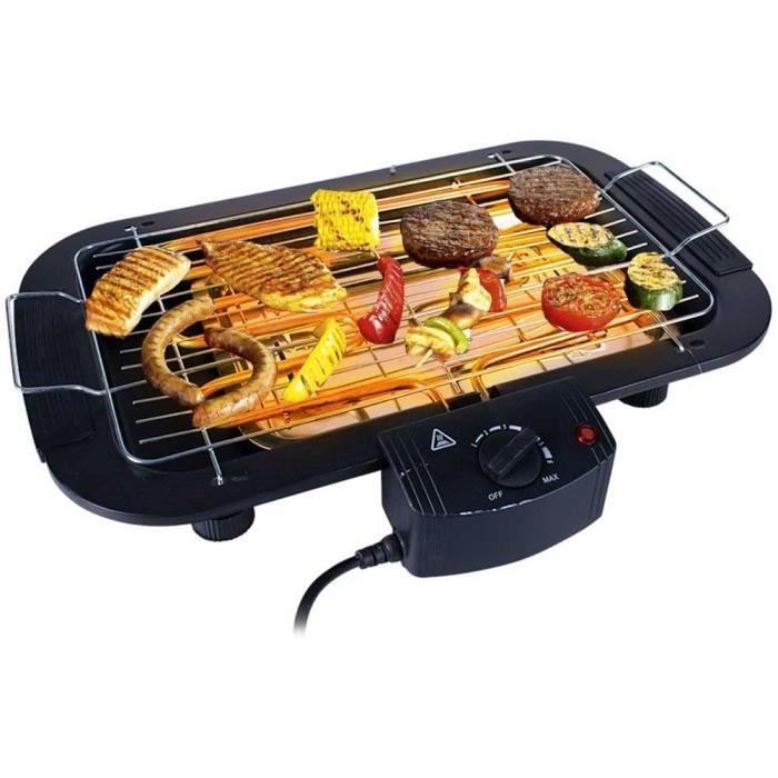 Ehskzjh Bbq Électrique De Table Grill Électrique Puissance 2000 W Avec ...