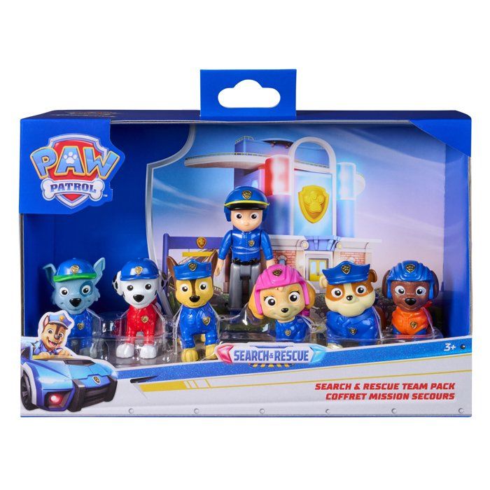 Multipack 7 figurines - Seach & Rescue - La Pat'Patrouille - Cdiscount ...