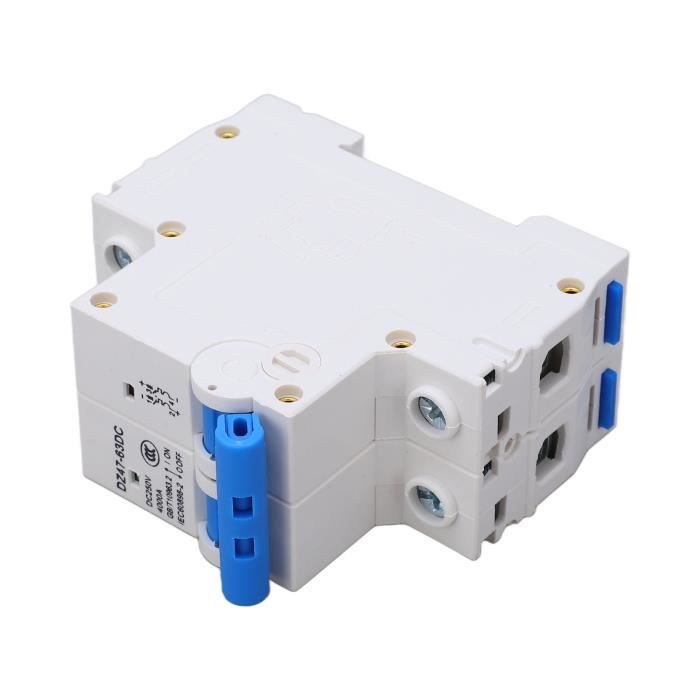 Disjoncteur CC PV Disjoncteur cc photovoltaïque 2P 4KA capacité de segmentation ignifuge PV ...