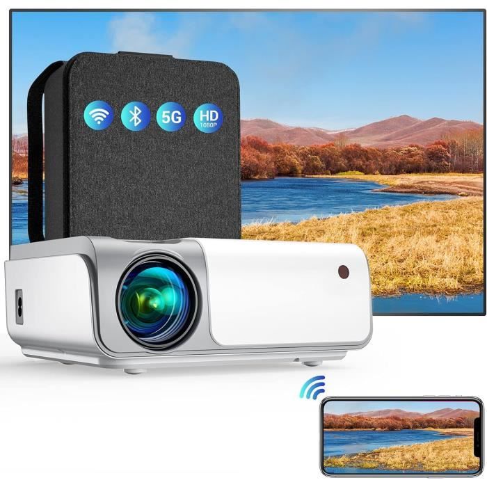 Projecteur Bluetooth 5G Wifi 9000L Mise À Niveau Full Hd Native 1920 × ...
