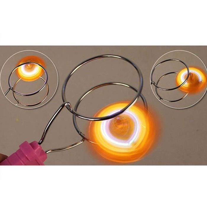 Vvikizy roue LED lumineuse colorée Roue rotative magnétique de couleur ...