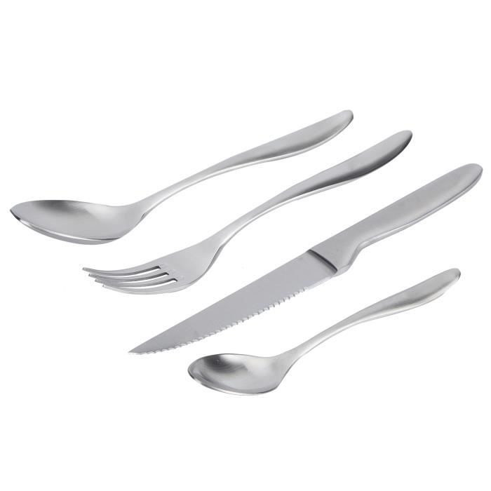 LAM-24 pièces Kit vaisselle couverts Type européen 304 couteaux en ...
