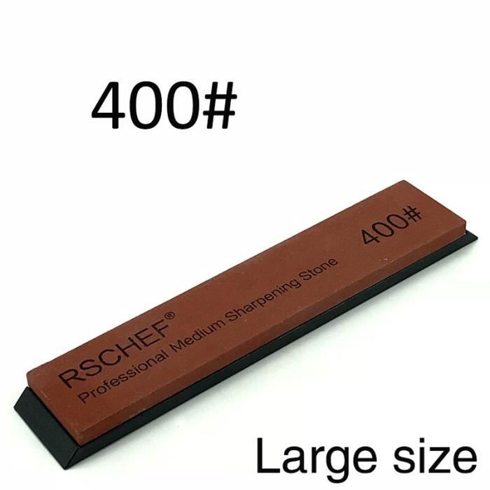 AIGUISEUR,RS 400 Large size--Pierre à aiguiser en corindon blanc, ensemble de pierres à aiguiser ...