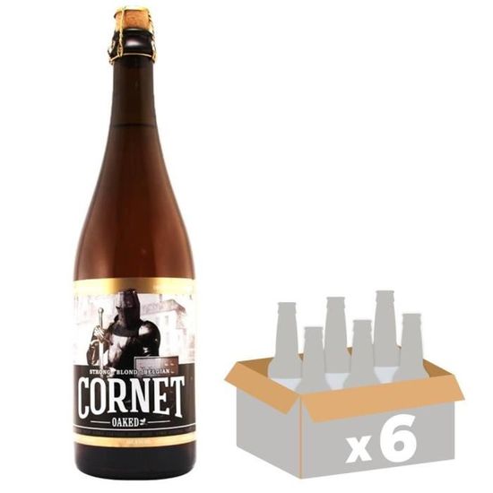 BRASSERIE DE HOORN Cornet Oaked Bière Blonde - 75 cl x6 - 8,5 % - La ...