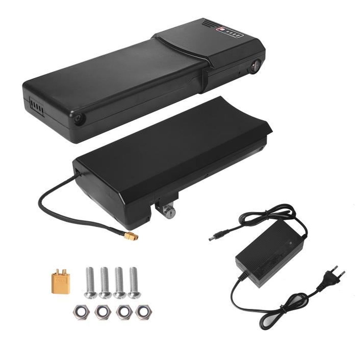 SINBIDE Batterie de Vélo Électrique 36V 10AH, Batterie Ebike Li-ion avec Chargeur - Cdiscount Sport