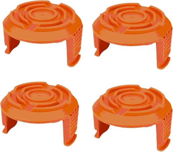 Lot de 4 bobines de fil de rechange pour coupe-bordures et débroussailleuse WG0004.1/WA0010 ...