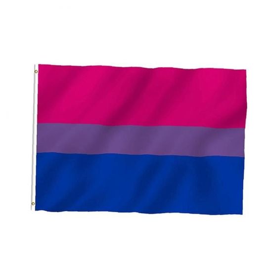 Drapeau bisexuel 90 * 150cm, drapeau BI Pride Drapeau à double sexe ...