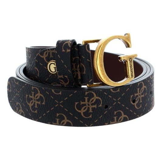 GUESS Basic Adjustable Belt [188232] - ceinture ceinture Brown logo ...