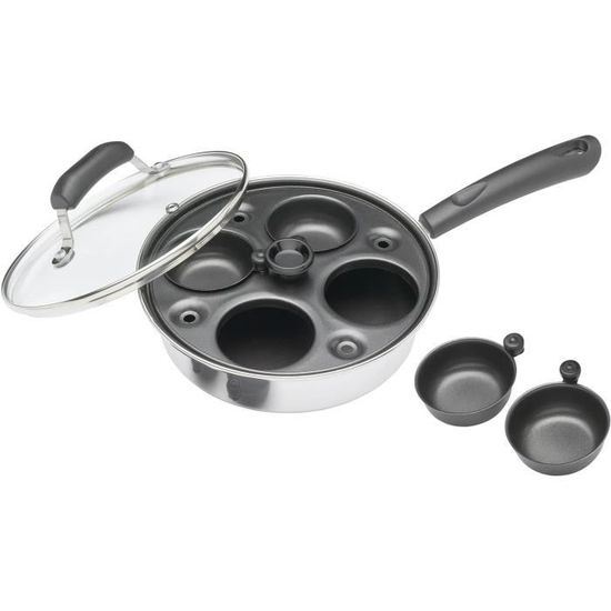 Kitchen Craft Cuiseur 4 Oeufs, Sans Danger Pour L'Induction, Acier Au ...