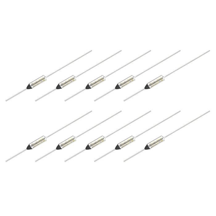 Fusible SOURCING MAP 10Pcs Ry95 95 °C 203 °F 10A 250V en Métal Thermique Coupure pour Appareil ...