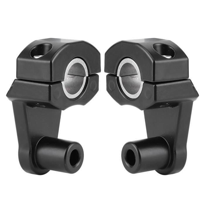Risers de serrage de guidon, matériau en aluminium CNC 2 pièces 22mm/28mm universel pivotant ...
