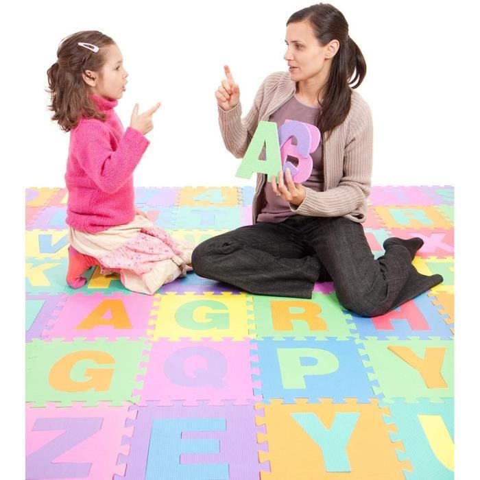Puzzle Tapis Mousse EVA Bebe - Idéal pour Les Tapis De Jeux Enfant ...