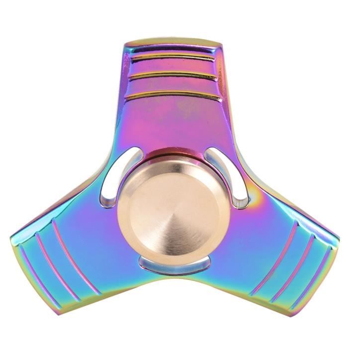 2PCS New Hand spinner Tri Fidget Spinner [Multicolore] Ultra Durable ...