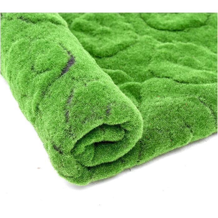 1x1m Tapis mousse Artificielle Bricolage Faux Gazon mousse Tapis Gazon ...