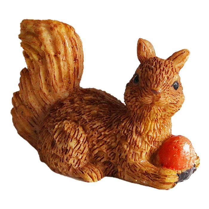 STATUE - STATUETTE Squirrel FIGURINE FADE-MINIMENT UTILISÉ MINIATURS ...