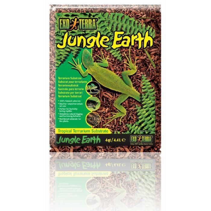 EXO TERRA Substrat Jungle Earth 4,4 L (Lot de 3) - Cdiscount Animalerie