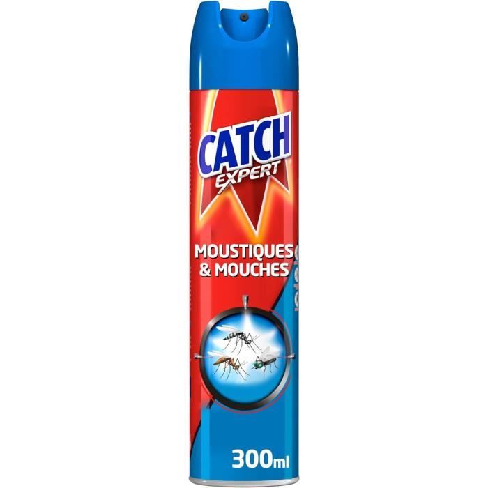 LOT DE 2 - CATCH - Expert Moustiques et Mouches Insecticide - spray de ...