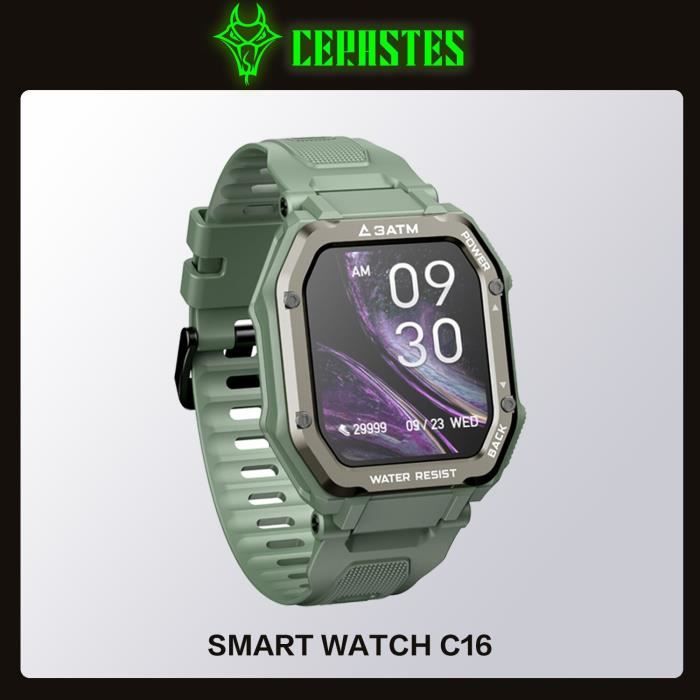 MONTRE CONNECTEE SPORT Montréal Connect C16 pour hommes et femmes 17 ...