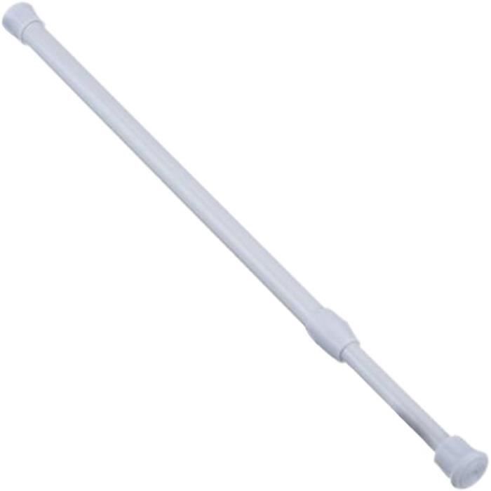 Tringle À Rideau Extensible Télescopique , Blanc (Blanc, Size:60-110Cm ...