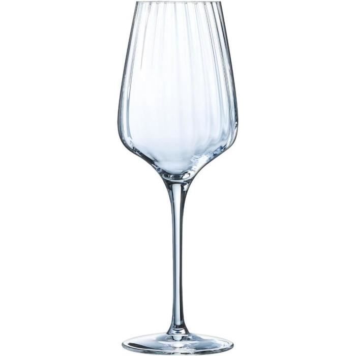 Chef&Sommelier - Collection Symétrie - 6 Verres À Pied 35 Cl - Fabriqués En France - Emballage ...