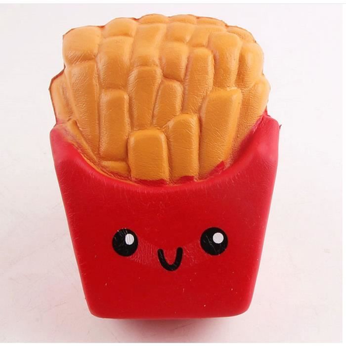 Slow rebound jouet frites smiley Squishy jouets simulation alimentaire ...