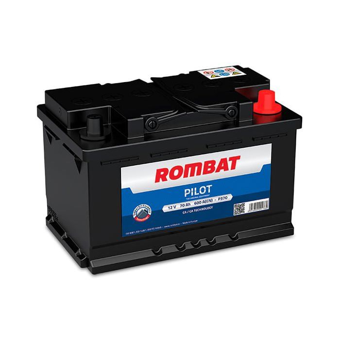 Rombat - Batterie voiture Rombat Pilot P370 12V 70Ah 600A-Rombat ...