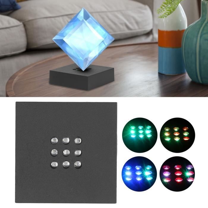Socle Bois Socle D'affichage En Bois, Base Lumineuse LED, Support De ...