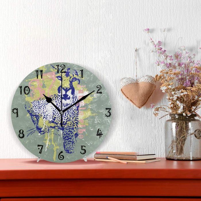 Papillon Rose Pendule Murale Décoratif Moderne Horloge De Mur ...