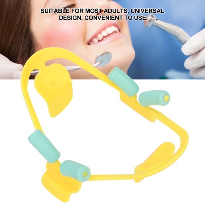 Atyhao ouvre-bouche buccal (Jaune M) Ouvre-bouche Dentaire 3D Intra-oral Cheek Lip Retractor ...