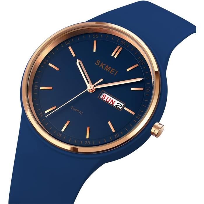 Montres Pour Jeunes Femmes Femmes Sport Bande Silicone Grand Visage ...