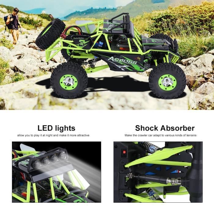 Version de mise à niveau 1/12 échelle électrique voiture de chenille RC ...