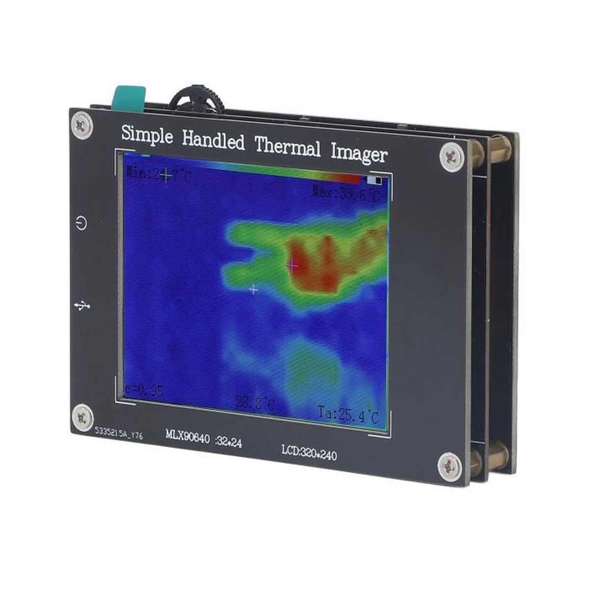 Imageur thermique infrarouge 7 en 1 EJ.LIFE - MLX90640ESF BAB - Plage ...