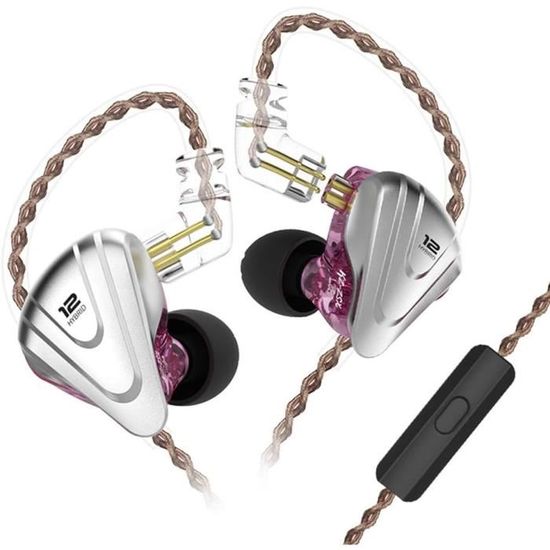 Kz Zsx In Ear Monitor Kz Iem Ecouteur Six Driver 5 Bras Équilibrés Et 1 ...