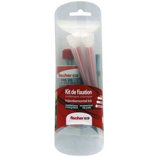 Kit de scellement chimique tous types murs 150ml - FISCHER - 26376 ...