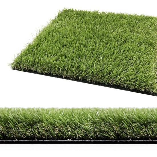 Herbe synthétique 30 mm pelouse verte synthétique herbe artificielle ...
