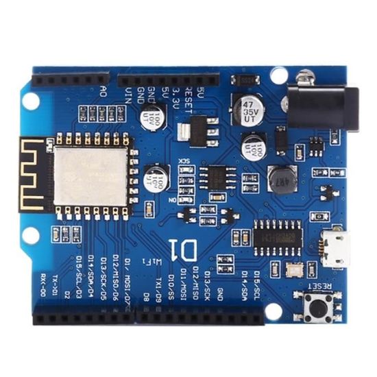 Carte et Boitier Arduino LDTR - WG0029 ESP8266 Module sans fil ESP-12E ...