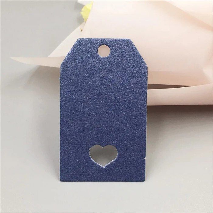 Carte en papier kraft festonné,étiquette vierge,étiquette de prix pour ...