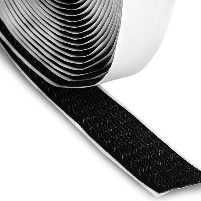 Scratch Bande Crochet Auto-Adhésif Noir, 5M Rouleau Avec 20Mm Largeur ...