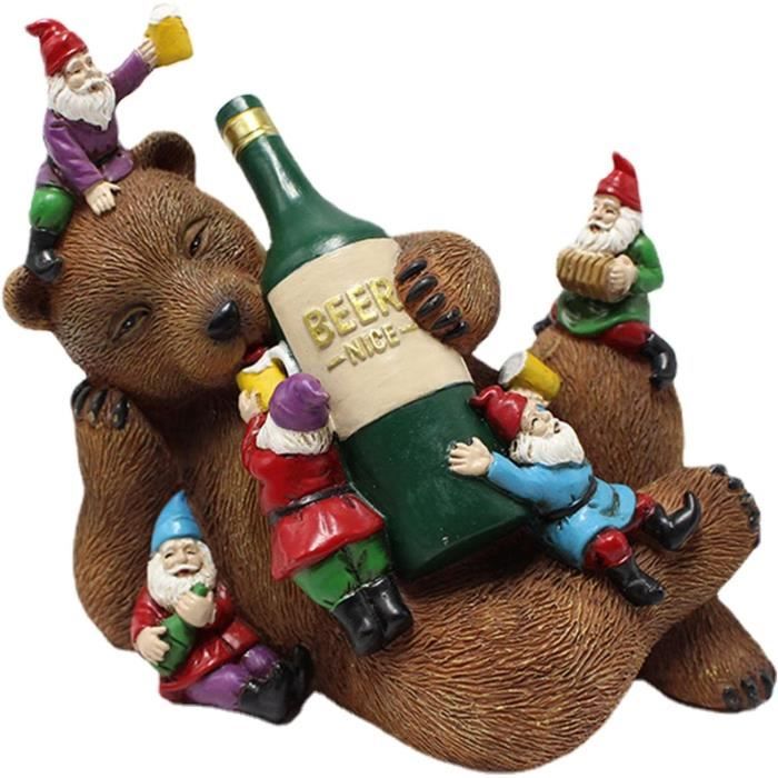 Statue Animaux de Jardin Humour en Résine Sculpture de Jardin Drôle ...