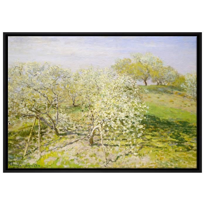 Claude Monet - Spring Apple Trees in Blossom sur toile 60x40 cm dans ...