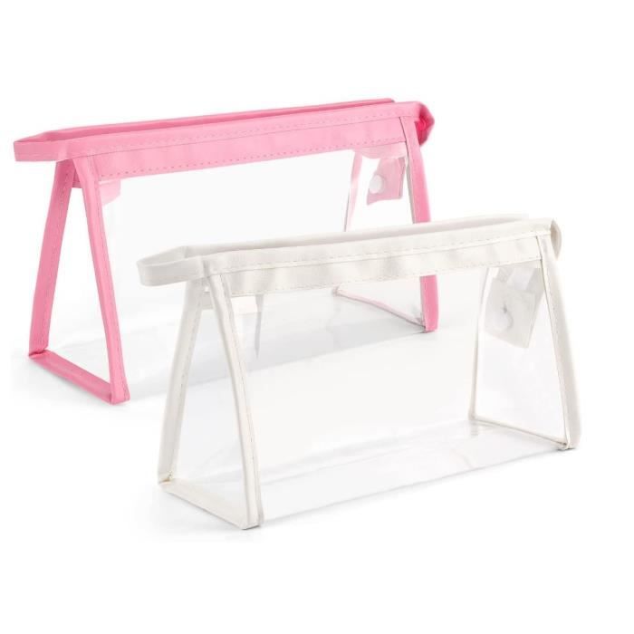 Trousse Transparente Scolaire pour Examen, Sac à Crayons en Clair PVC ...