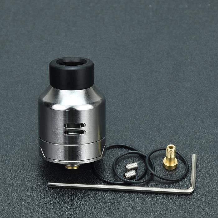 Argent - atomiseur reconstructible DL RDA V1.5 de 22mm, avec BF Squonk ...