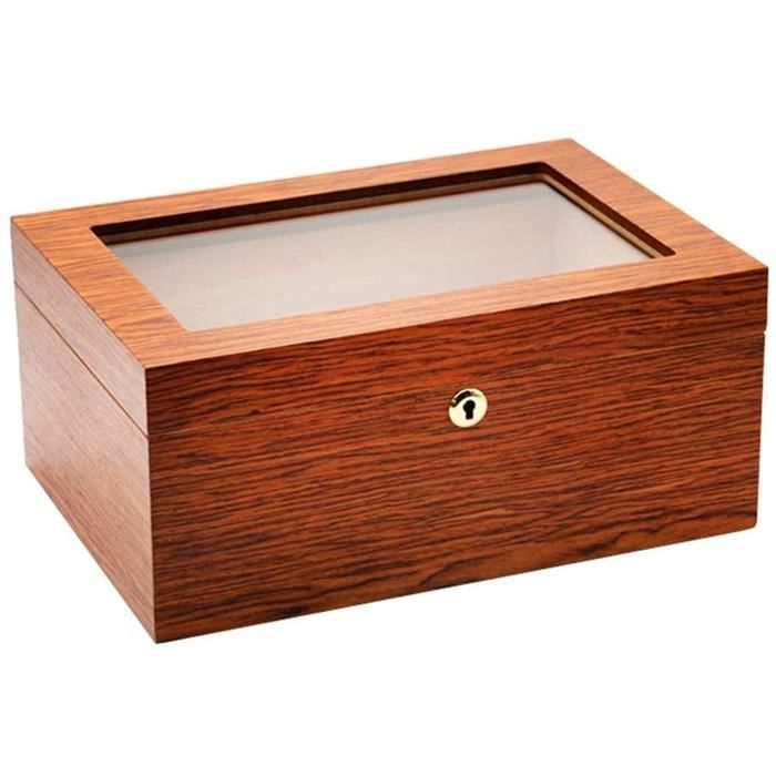 Boîte à cigares humidor de cigares, boîte à cigares à la main avec ...